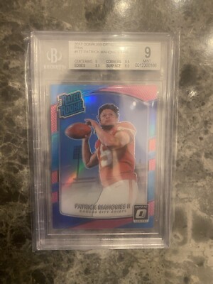 2017 Donruss Optic Patrick Mahomes II Pink Prizm Rated Rookie RC #177 ...