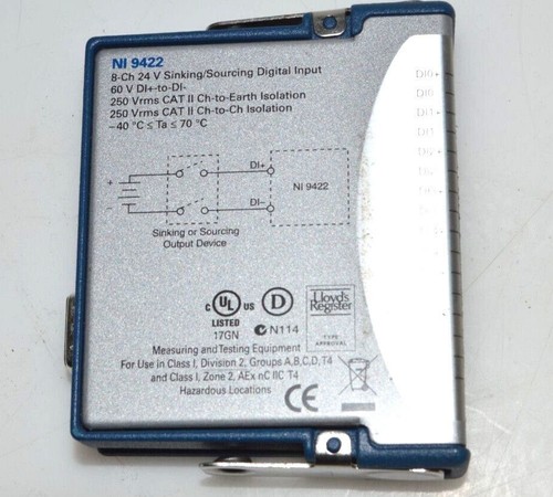 National Instruments NI-9422 8-Channel Digital Input Module USED | eBay