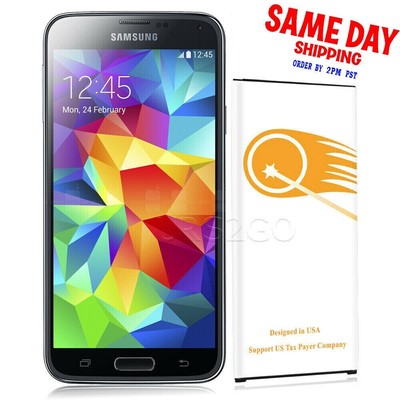 Long Endurance 6820mAh Extended Slim Battery f Samsung Galaxy S5 SM ...