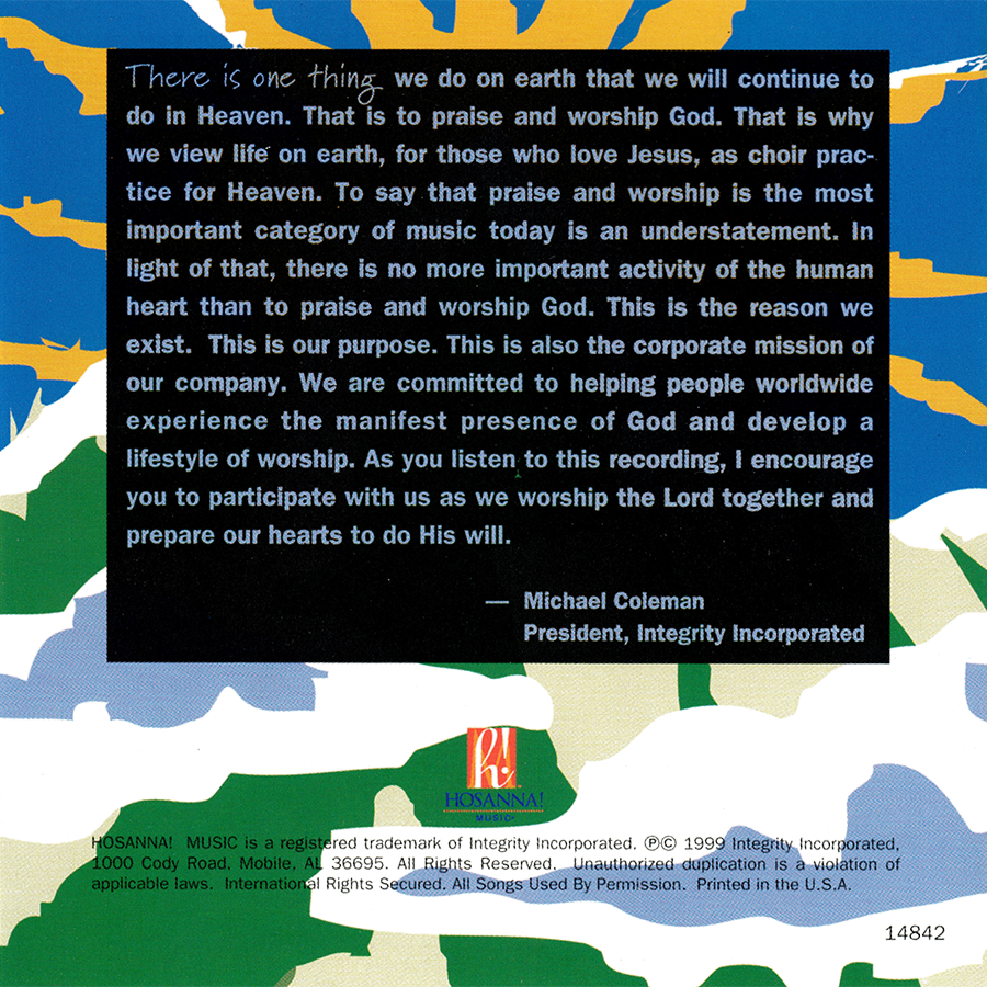 Lenny LeBlanc ~ Above All CD 1999 Hosanna! Music •• NEW •• | eBay