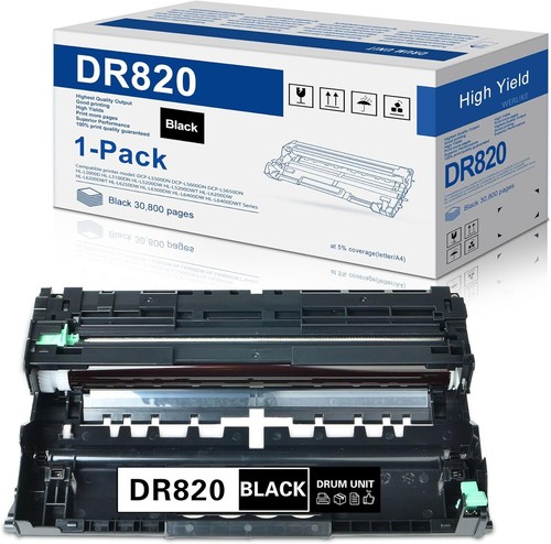 DR820 Drum Unit 1BK Compatible for Brother DCP-L5500DN HL-L5000D ...