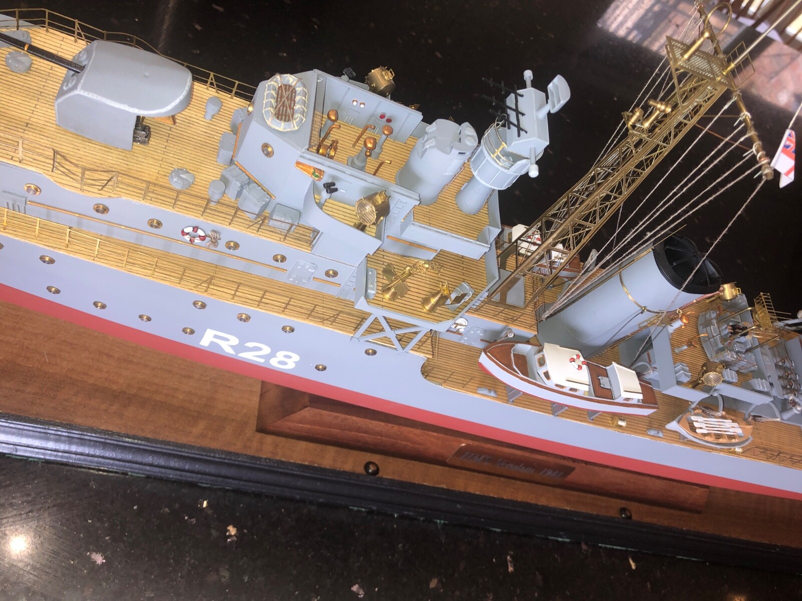 Museum Quality 1/96 Scale HMS Verulam Model Deansmarine. Completed ...