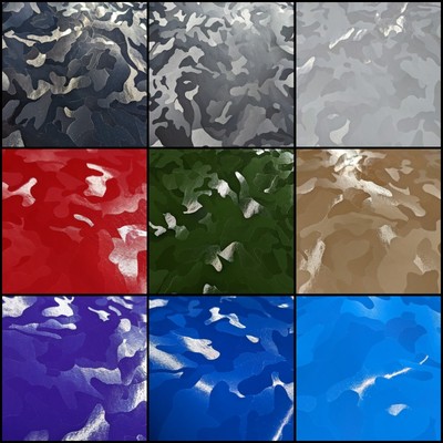 3D Ghost Camouflage Vinyl Wrap - ANY SIZE 9 CAMO COLOURS - BUBBLE/AIR ...