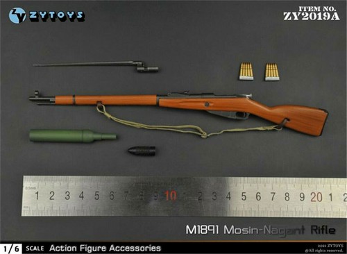 ZY Toys 1:6 ZY2019A M1891 Mosin–Nagant Sniper Rifle Gun Model Toy For ...