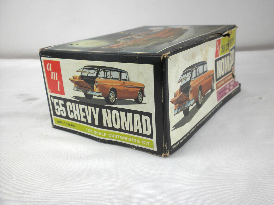 Vintage AMT 1955 Chevy Nomad Customizing 1/25 Model Car - OLD Build ...