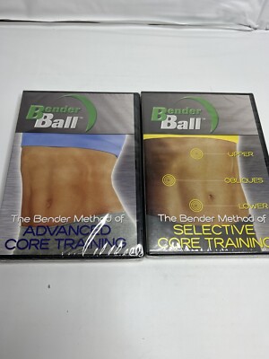 2 BENDER BALL DVD Lot Core Training & Buns and Thighs Selective ...
