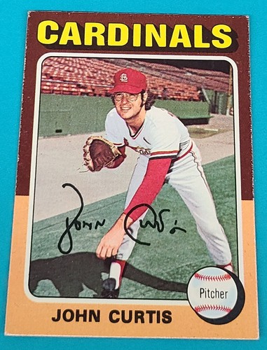 1975 Topps #381 John Curtis St. Louis Cardinals Baseball Card V5 | eBay