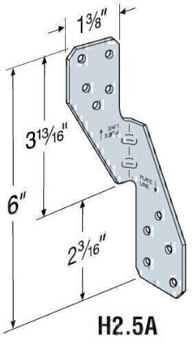 200 Pack Simpson Strong Tie H2.5A Hurricane Tie New Style 9780739239889 ...