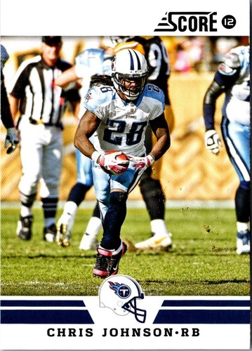2012 Score Chris Johnson #207 Tennessee Titans Football Card | eBay