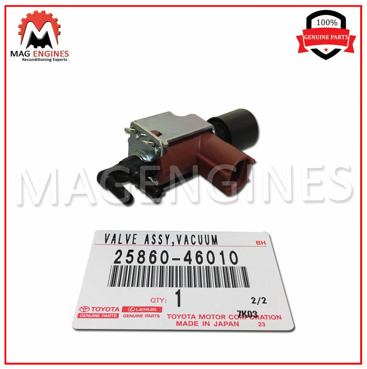 25860-46010 GENUINE OEM VACUUM SWITCHING VALVE 2586046010 | eBay