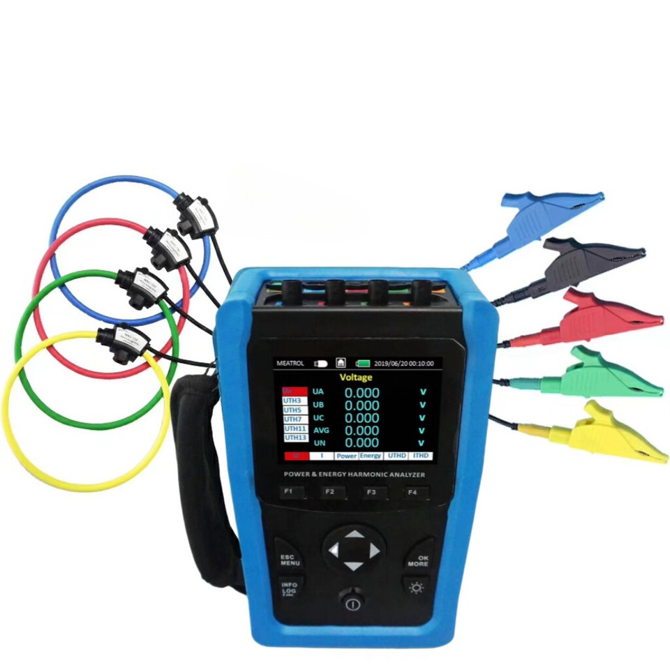 ME440 AC Power Analyser Handheld Voltage Current Power Factor Meter ...