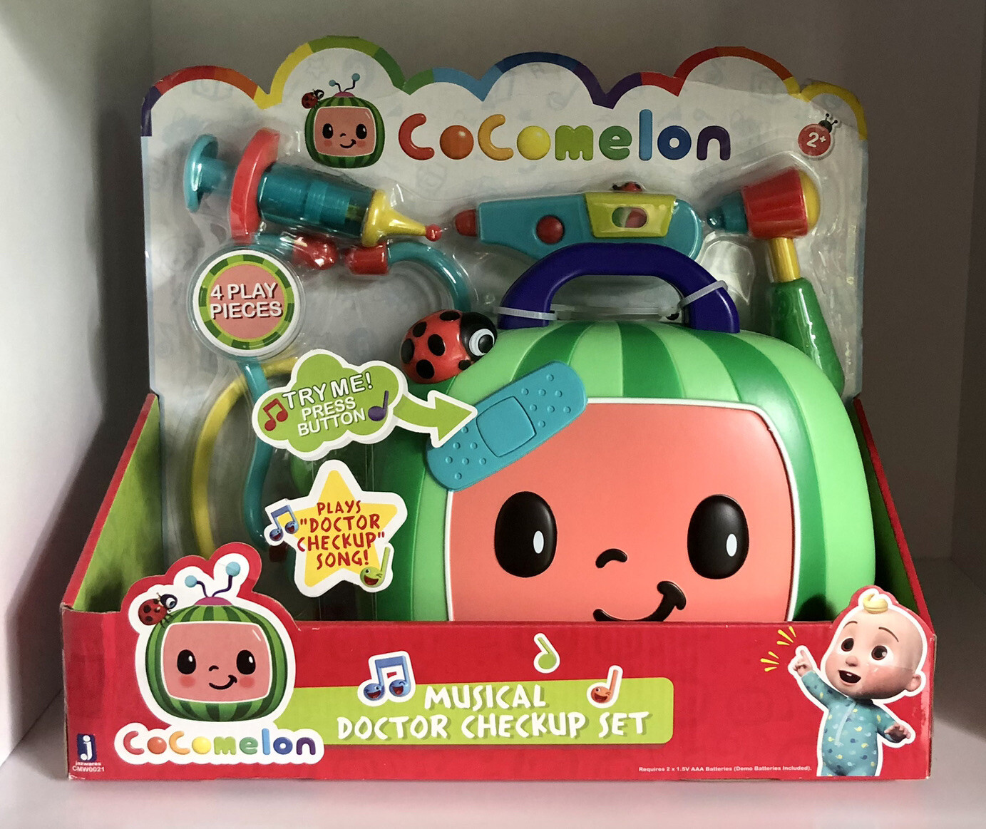 NEW Cocomelon Musical Doctor Checkup Set Case Music Play Song CocoMelon ...