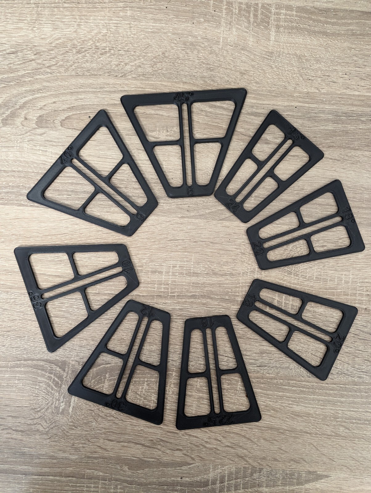 Segmented Bowl Angle Wedge for woodwork Wedgie Sled 15 18 20 22.5 30 36 ...