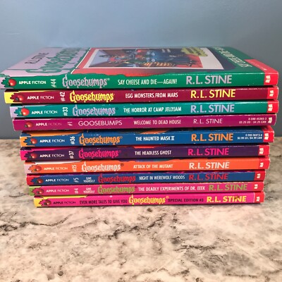 R. L. Stine Goosebumps Lot Paperbacks Build your Own Bundle Ship ...