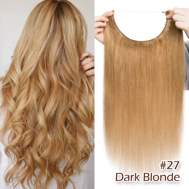 Real Invisible Wire In Human Hair Extension Secret Hidden Extensions ...