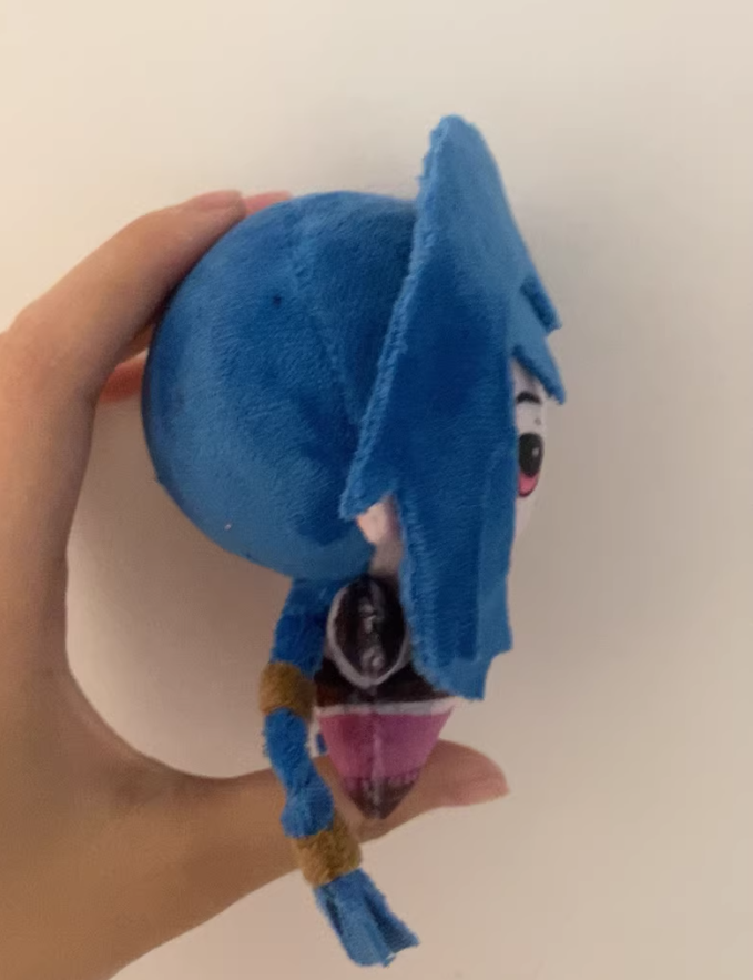 Arcane: League of Legends Jinx Printed Body 10Cm Dress Up Cotton Doll ...