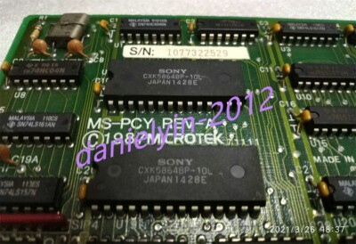 1Pcs Used Microtek MS-PCY Rev A ISA 8 Bit DE-25 Serial Card | eBay