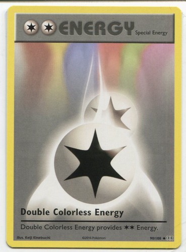 Pokemon TCG Evolutions XY Uncommon Card #90 Double Colorless Energy ...