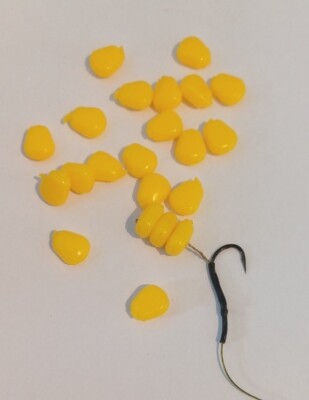 plastic sweetcorn imitation corn fake baits carp course fishing bait ...