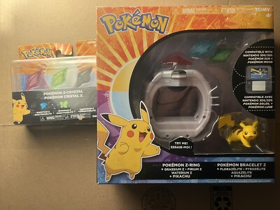 Pokemon Z Ring Crystal Set Bracelet w/Crystals TOMY Nintendo DS S&M ...