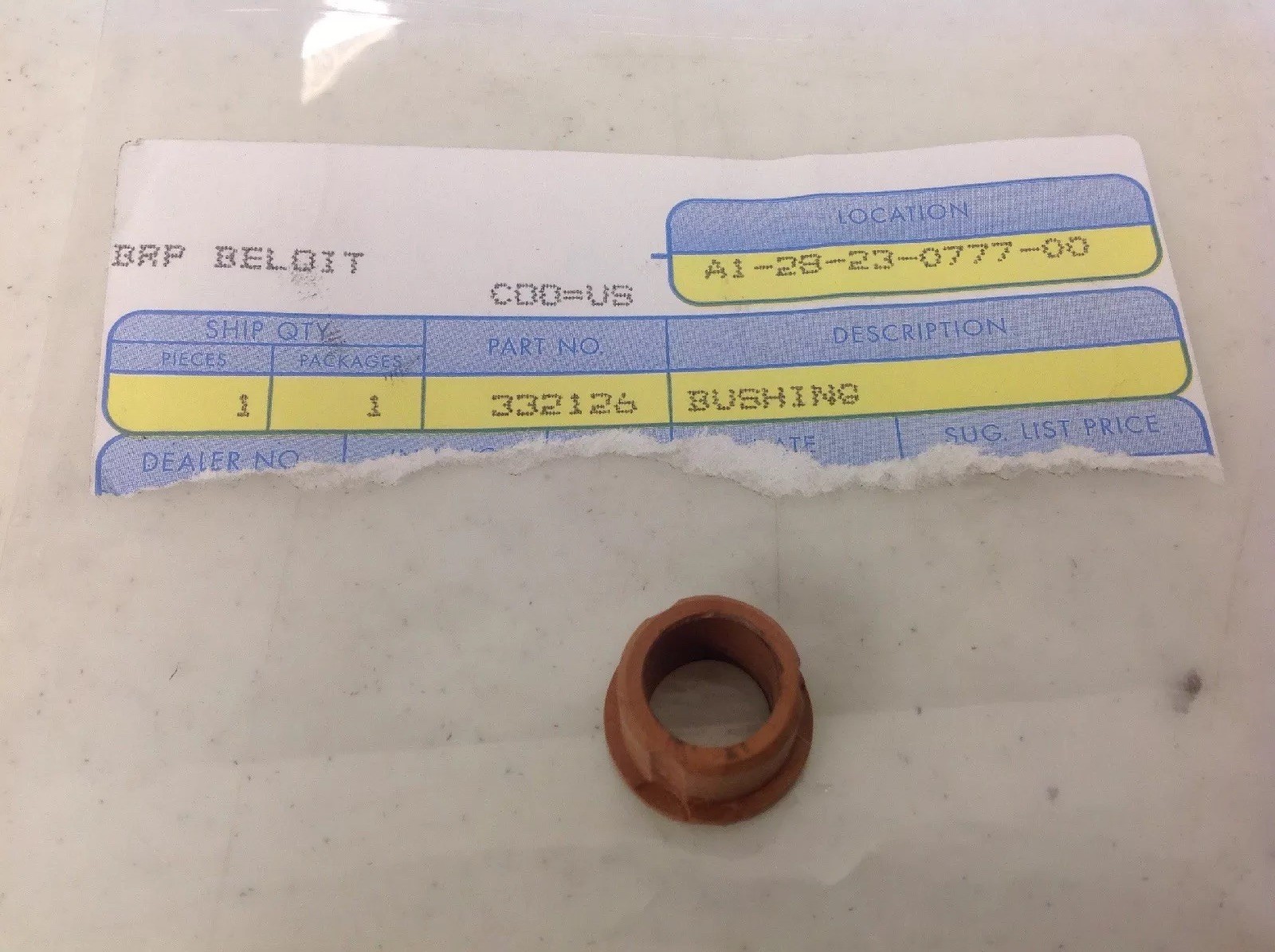 332126 NEW OEM Johnson Evinrude OMC BRP Quiet Rider Bushing 0332126 | eBay