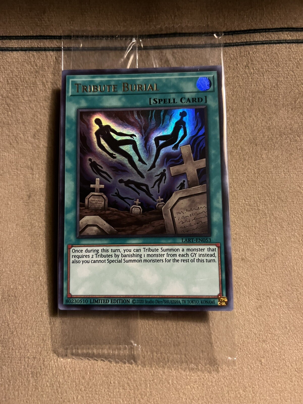 Yu-Gi-Oh LART-EN053 Tribute Burial Ultra Rare 1st Edition Sealed NM | eBay
