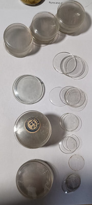 LARGE LOT ANTIQUE GLASS Pocket Watch Crystals - MIXED SIZES ~ 110 ...