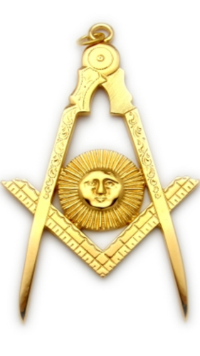 Masonic Collar Jewel Senior Deacon SD Gold Freemason Mason | eBay