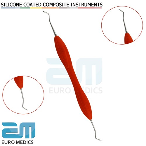 Composite Filling Dental Hand Instrument Packer Modeller Silicon Handle ...
