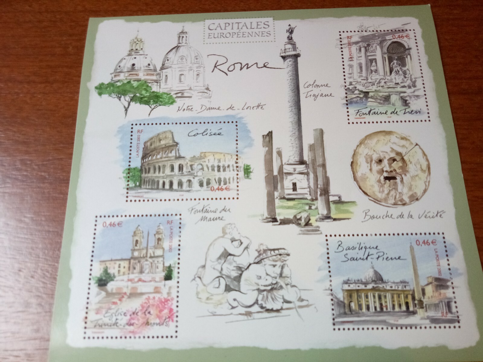 Capitales Europeennes Rome Timbre Stamps Roma Neufs | eBay
