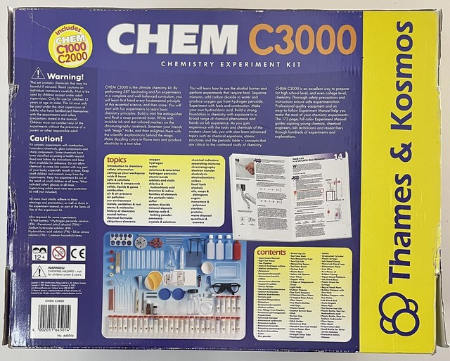 Thames & Kosmos Chem C3000 Chemistry Experiment Science Kit for sale ...
