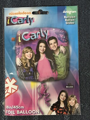 Nickelodeon, ICarly 18” Mylar Balloon, (Brand New in Unopened Package ...