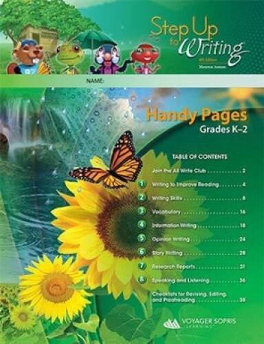 Step Up to Writing Grades K-2 Handy Pages (set of 10) - 347485 - GOOD ...