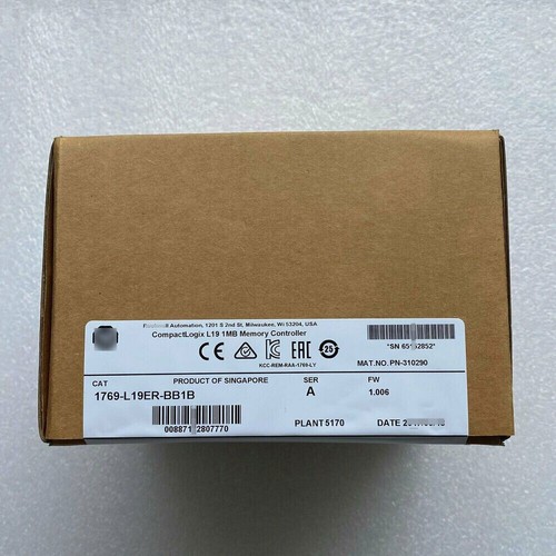 Allen-Bradley 1769-L19ER-BB1B CompactLogix Controller 1769L19ERBB1B | eBay