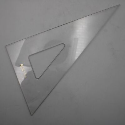 Japan Clear Acrylic Triangle 30 60 Degree 10in Rt Angle Drafting ...