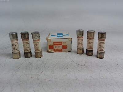 In Box Lot of 6 Gould Shawmut OT1 / OT-1 / 1 Amp 250 Volt One Time ...