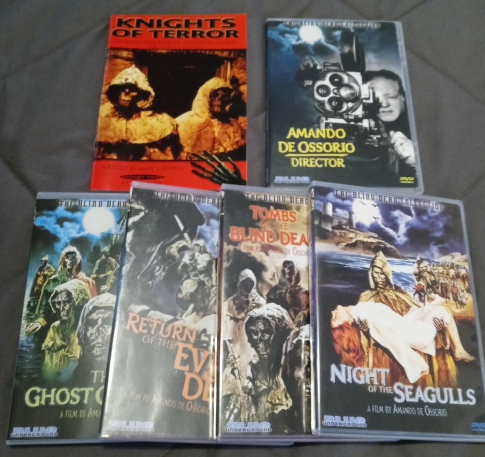 The Blind Dead Collection (5-DVD Set, 4-Film, Coffin Box Edition) VERY ...