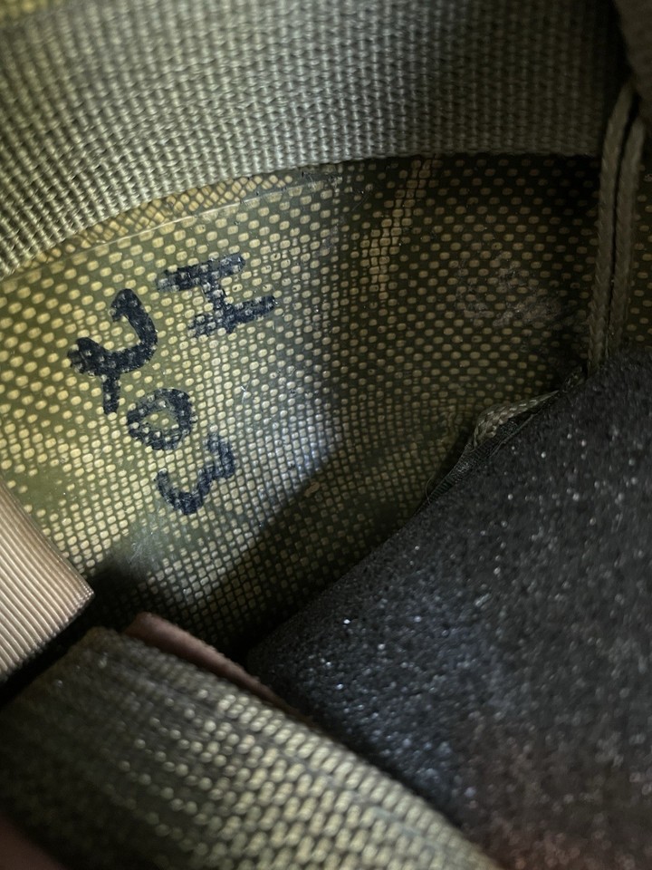 USGI pasgt desert helmet With Cover And Markings. Sz S Middle East ...