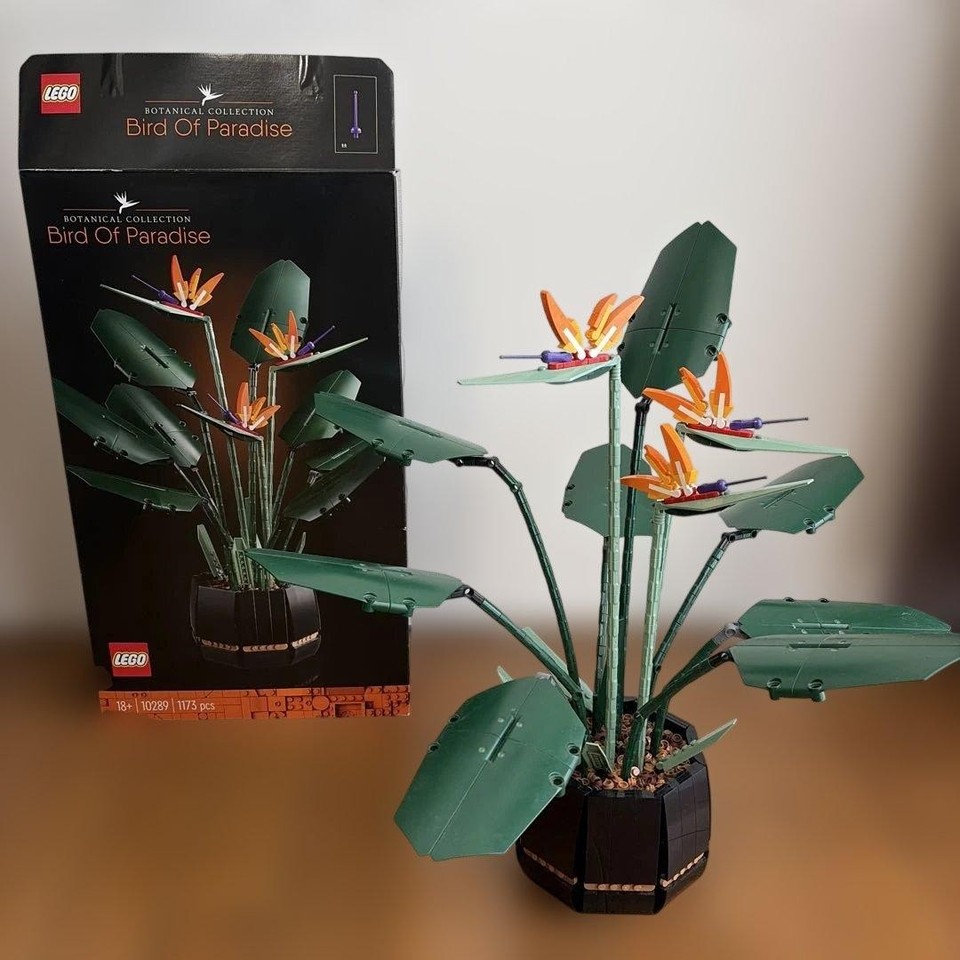LEGO 10289 Botanical Bird Of Paradise Strelitzia Flower Plant Assembly ...