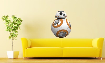 BB8 STAR WARS WALL ART STICKERS - 4 x great sizes - great for any room ...