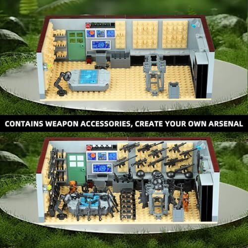 Swat Team Military Base Building Blocks SetsContains Army Weapons Pack ...