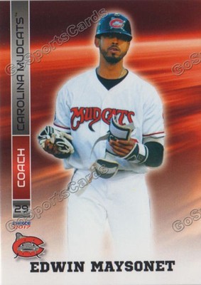 2017 Carolina Mudcats Edwin Maysonet Milwaukee Brewers CO | eBay