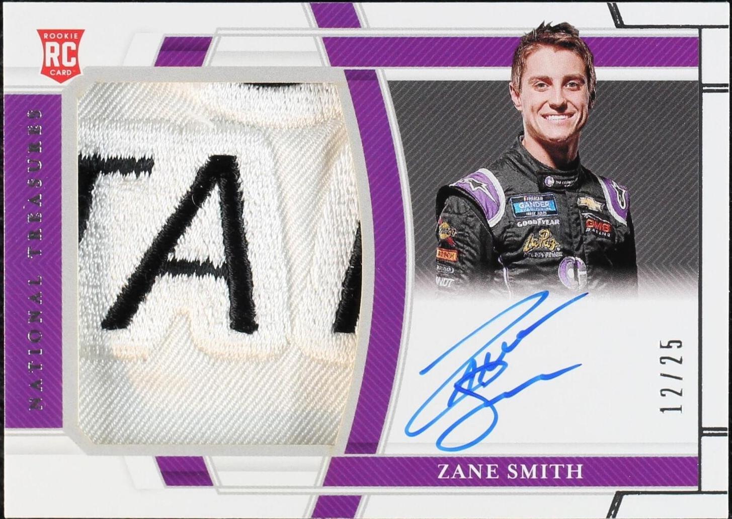 2020 Panini National Treasures - Rookie Patch Autographs Zane Smith ...
