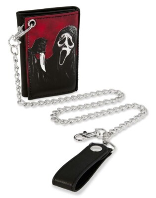 New Officially licensed Scream Ghost Face Horror Club Chain Wallet, 6 ...