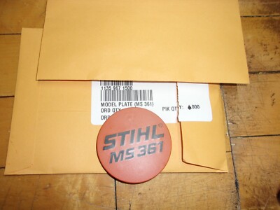 Stihl OEM MS361 Model Plate / MS 361 Name Badge 1135-967-1500 #GM-A4B4 ...