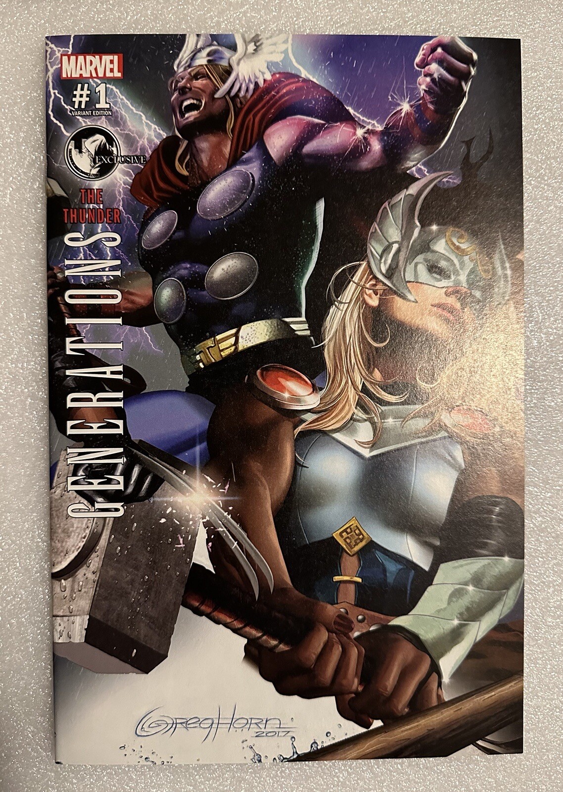 Generations Unworthy Thor #1 NM Greg Horn Variant Marvel Comic 2017 | eBay