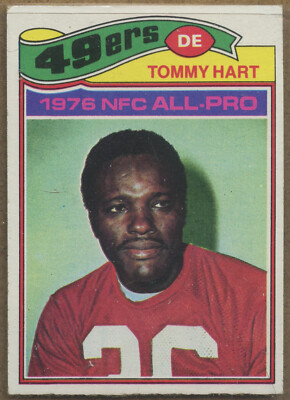 1977 Topps #40 Tommy Hart San Francisco 49ers All-Pro | eBay