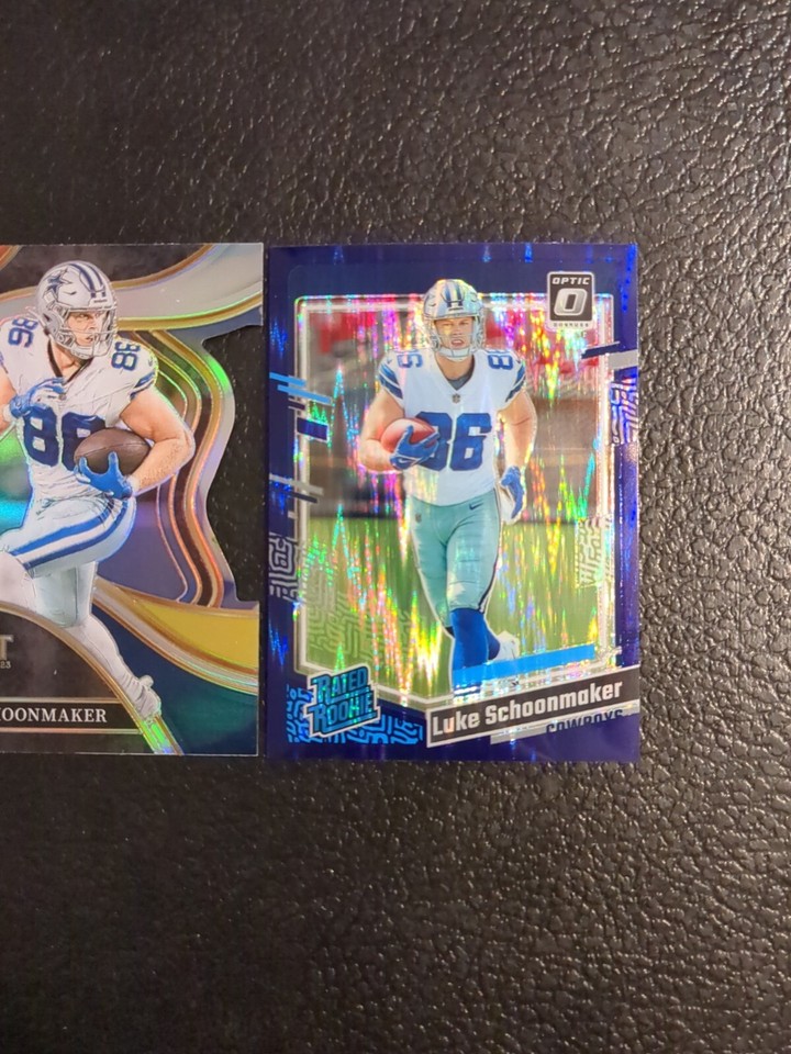 2023 Select Club Level Luke Schoonmaker Red Yellow Prizm Die Cut RC ...