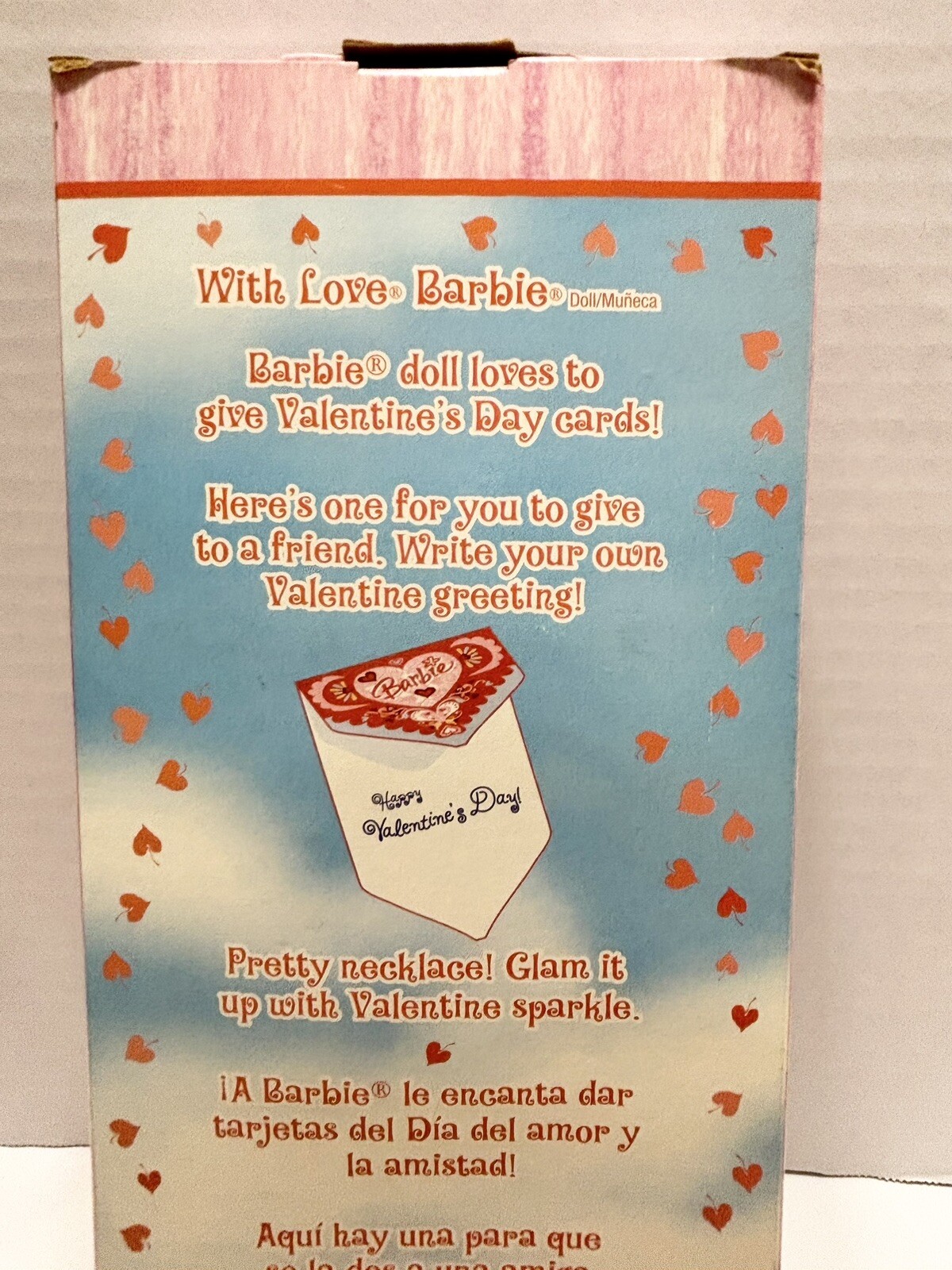 2005 BARBIE with Love Valentine's Day Doll Blonde Heart Necklace Mattel ...