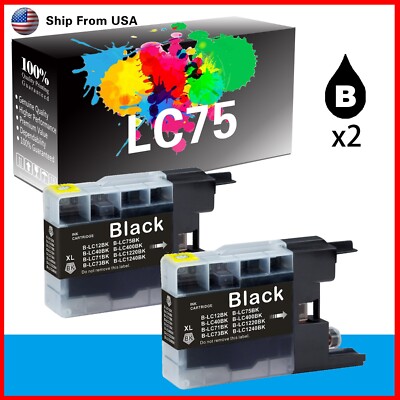 2PK LC-75 LC-75XXL Ink Cartridge 75XXL for MFC J5910DW Printer | eBay